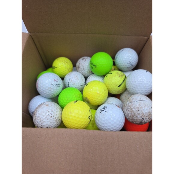 Mix It | Games | 4 Multicolor Golf Balls Assorted Brands Mix Lot ...